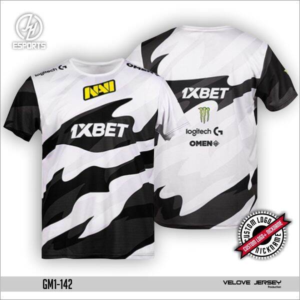 JERSEY Gaming Baju Gaming baju game Esports Dota 2 team NAVI printing ...