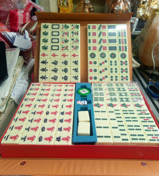 Mahjong Set Super Jumbo Sized (Ivory) (3 x 3.8 x 2.3 cm) | Lazada PH