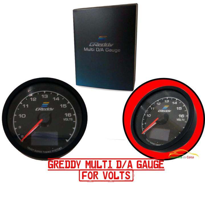 Greddy Multi D/A Gauge for Volts (with LCD Display) | Lazada PH