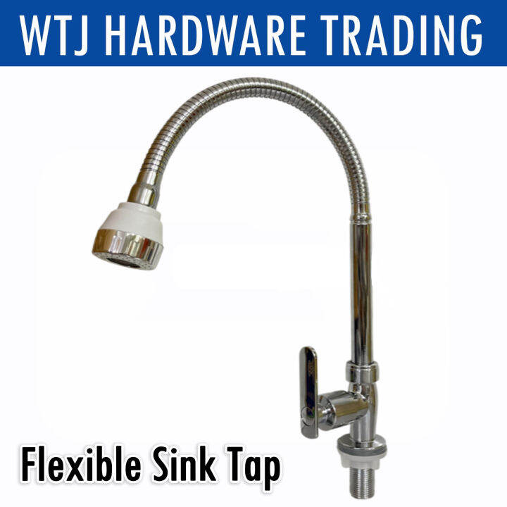 Flexible Sink Tap / Rotating Hose Flexible Pillar Water Tap | Lazada