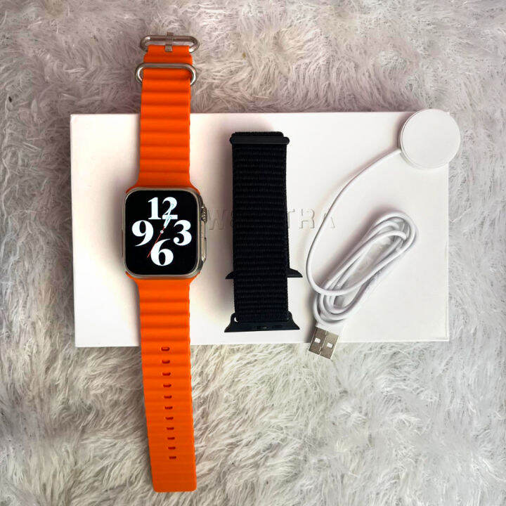 พร้อมส่ง JW8 Ultra สมาร์ทวอท์ช smart watch จอ2 นิ้ว HD หน้าจอ บลูทูธ ...