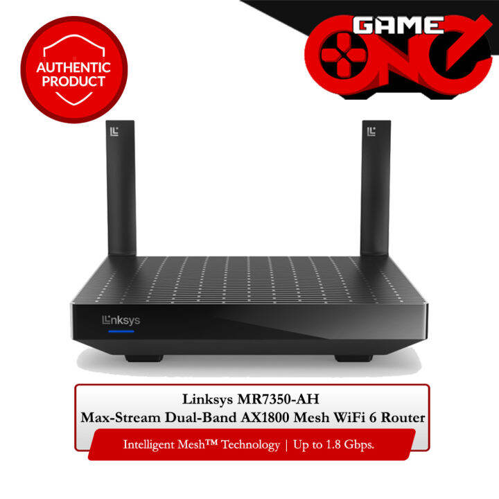 Linksys MR7350-AH Max-Stream Dual-Band AX1800 Mesh WiFi 6 Router ... Linksys MR7350-AH Max-Stream Dual-Band AX1800 Mesh WiFi 6 Router ...
