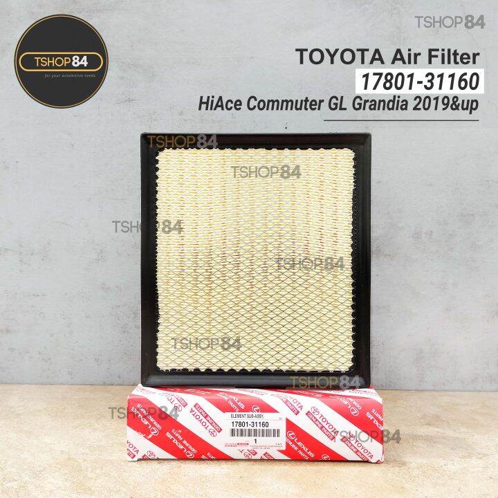 TOYOTA Air Filter 17801-31160 HiAce Commuter GL Grandia 2019 and Up ...