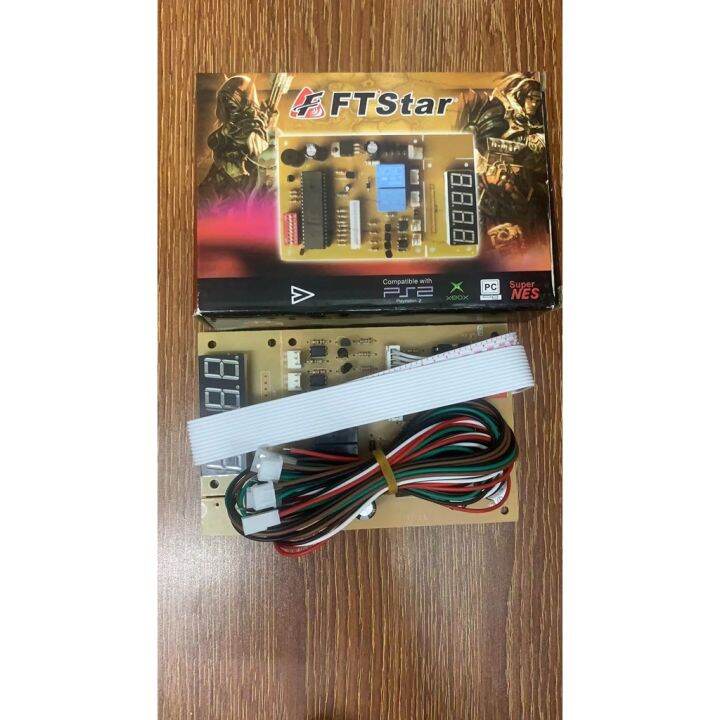 ♞FT 4 LED Digit Digital Timer Dual Relay Pisonet for Universal ...