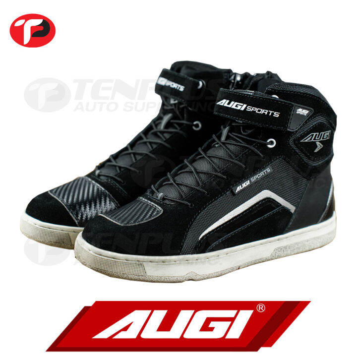 AUGI Racing Boots AS-2 Black | Lazada PH