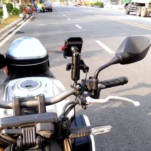 ORIGINAL MOTOWOLF PHONE HOLDER V3 360 Degree Rotatable Motowolf cp ...