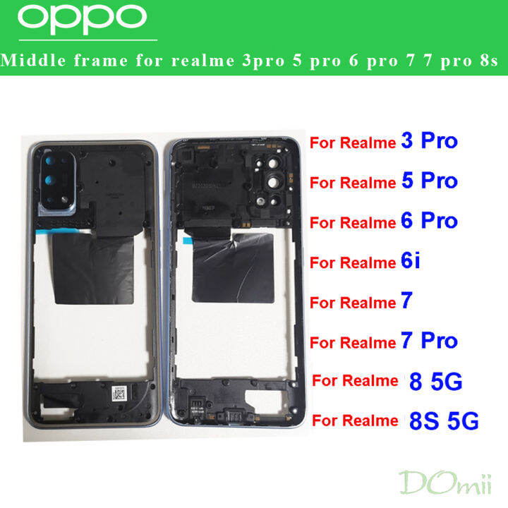 Middle Frame Housing Bezel For OPPO Realme 3 Pro 5 Pro Realme 6 Pro 6i ...