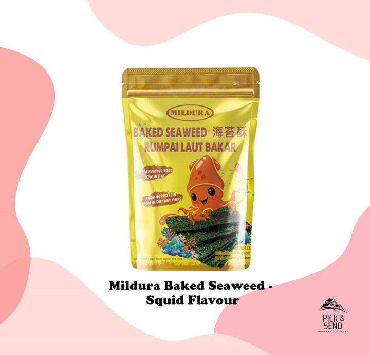 Cosway Mildura Baked Seaweed - Squid Flavour Halal | Lazada