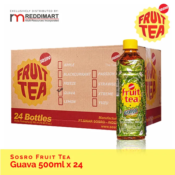 Sosro Fruit Tea Guava 500ml | Lazada PH