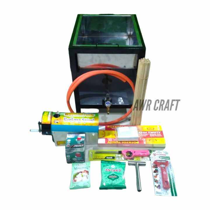 Mesin kentang Spiral Full Set // Mesin Kentang Ulir Lengkap Untuk ...