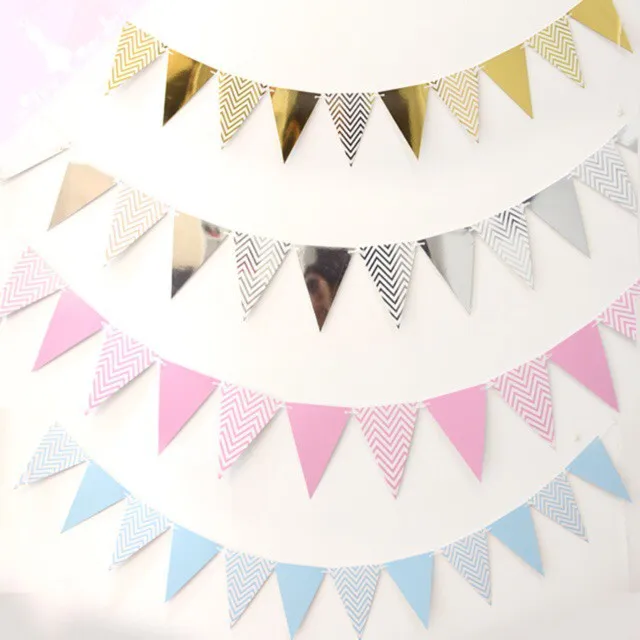 zigzag party flag banderitas banner decoration | Lazada PH