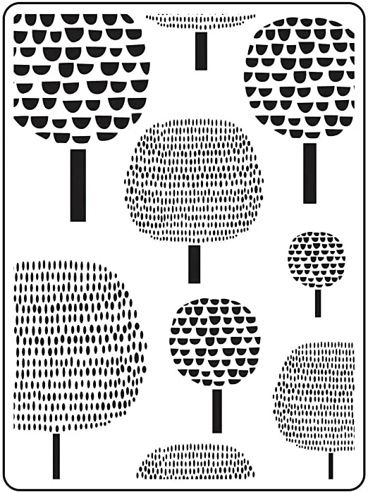 Darice Embossing Folder Essentials - Dot Trees BackGround | Lazada PH