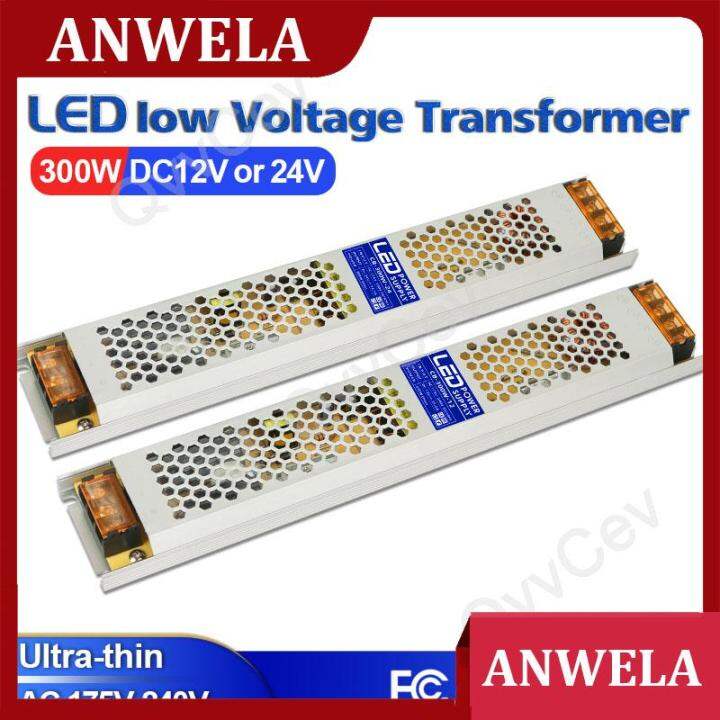 ANWELA 300W Ultra Thin Driver For LED Strips Constant Voltage Power ...