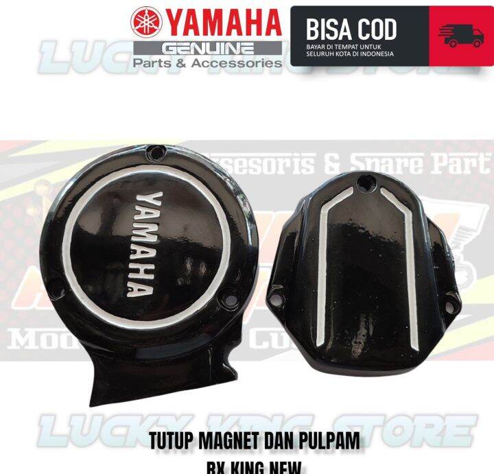 COVER TUTUP BAK MAGNET KOPLING RX KING NEW TULISAN YAMAHA | Lazada ...