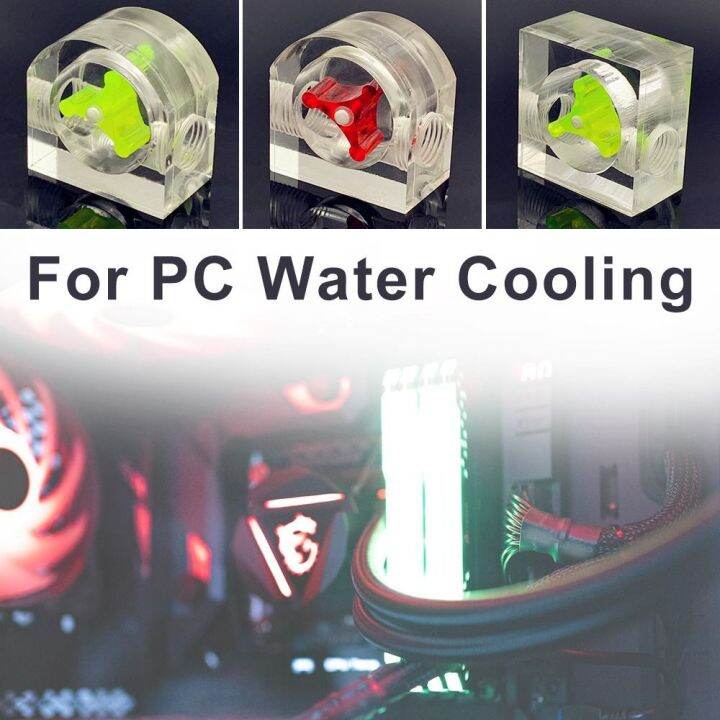 TDPTI76V8ทนทานติดตั้งง่ายตัวบ่งชี้สำหรับ PC Water Cooling 2 Way G1/4 ...