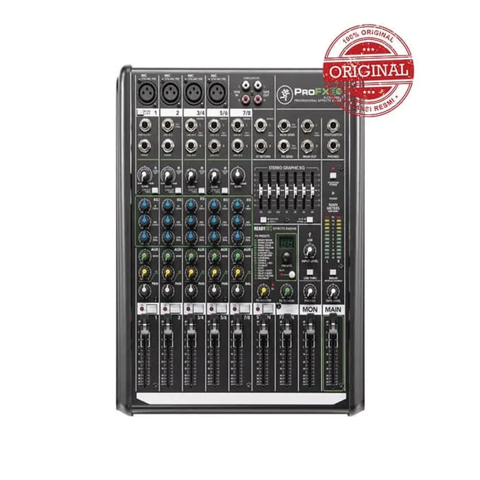 Mixer Mackie Pro FX 8 V2 ( 8 Channel ) ORIGINAL | Lazada Indonesia
