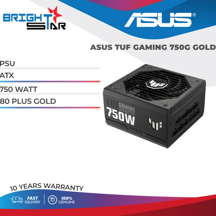 PSU / ASUS TUF GAMING 750G GOLD / ATX / 750 WATT / 80 PLUS GOLD / 10Y ...
