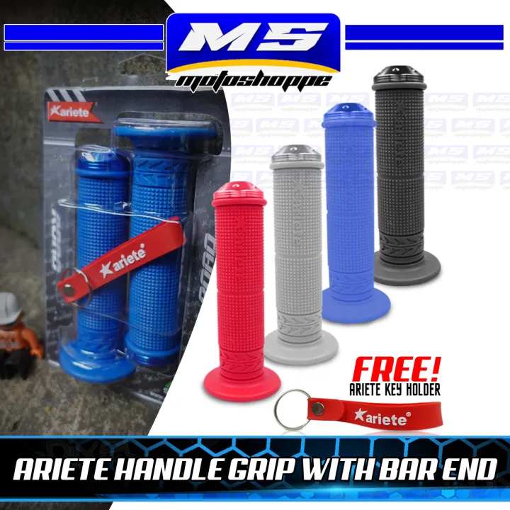ARIETE HANDLE GRIP WITH BAR END V3- MOTOSHOPPE | Lazada PH