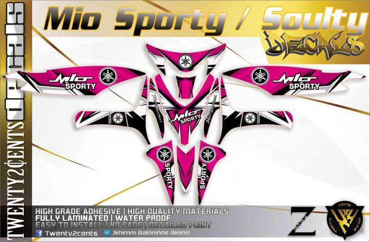 High-Quality Decals and Stickers for yamaha mio sporty (racing graphics ...