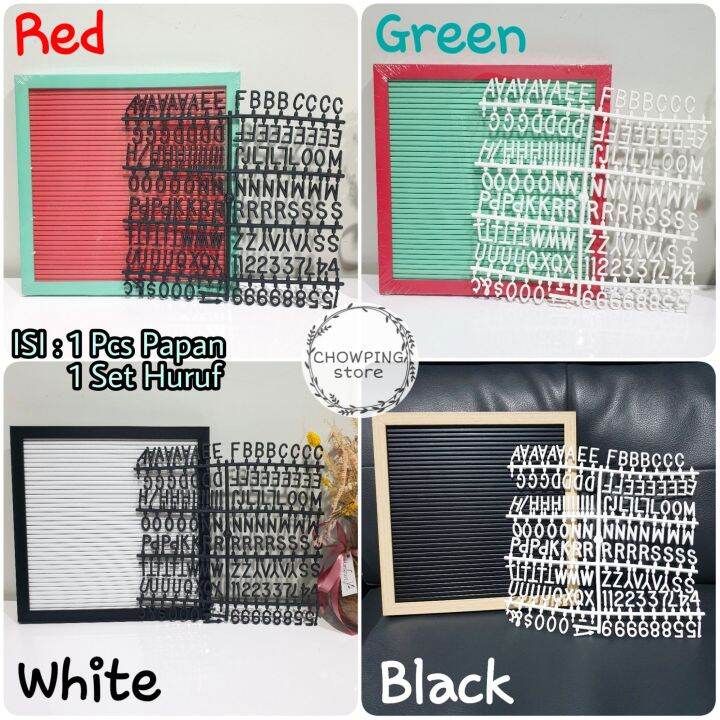 Papan Huruf / DIY Changeable Letter Board Dekorasi Rumah Baby Cafe ...