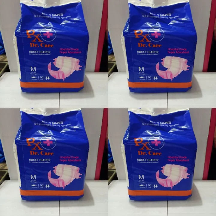 Rx Dr Care Adult Diaper Tape Medium 4packs 10pcs Pack Lazada Ph
