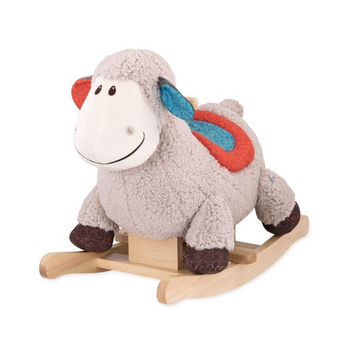 B. Toys Wooden Rocking Horse or Sheep - Rodeo Rocker for Toddlers and ...