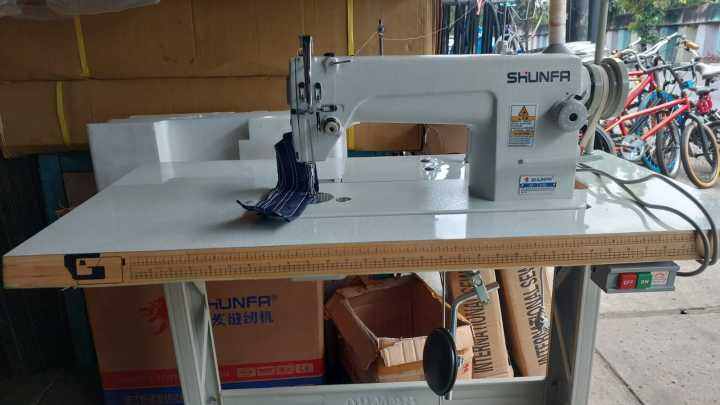 mesin jahit variasi model jahitan tangan SHUNFA SF T 388 - SADDLE ...