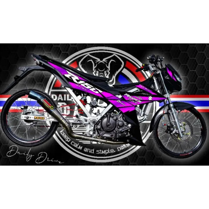 Alan motorcycle RAIDER 150 FI STOCK SIZE DECAL | Lazada PH