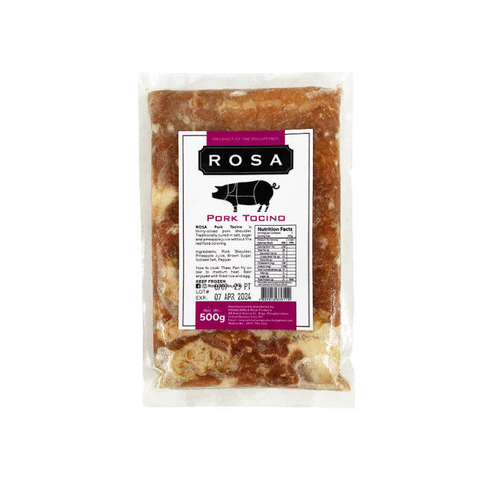 Pork Tocino (500g) by Rosa | Lazada PH