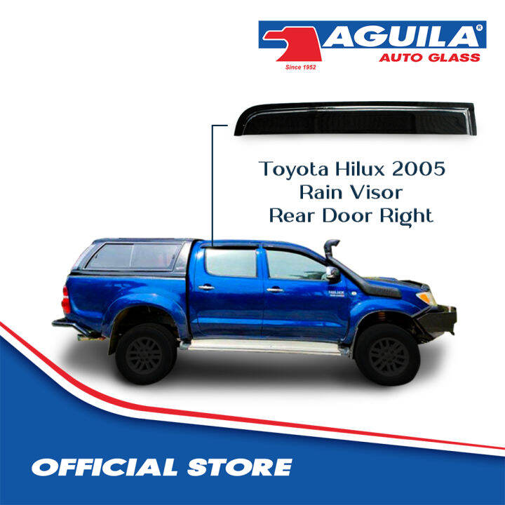 Rain Visor - Toyota Hilux 2005 - Rear Door Right | Lazada PH