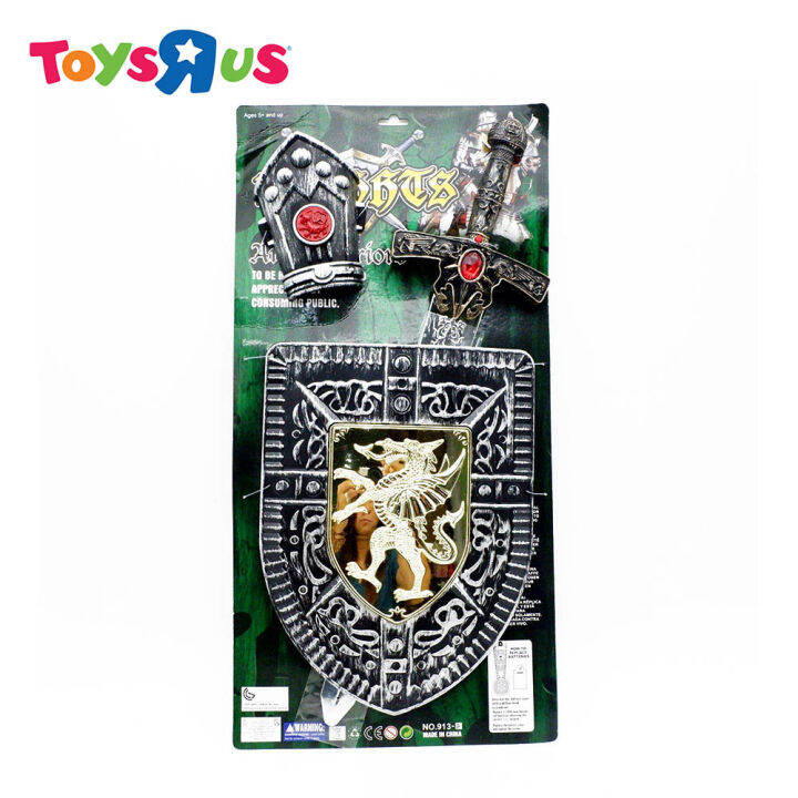 Great Value Toys Knights and Warriors Weapon Set - Sword and Shield 913 ...