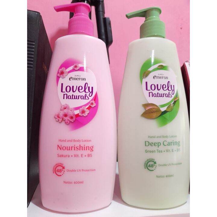 EMERON Lovely Natural 400 ML PUMP ALL VARIAN | Lazada Indonesia