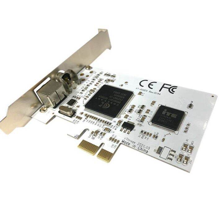 PCI-E Expansion Card PCIE to AV Surveillance HD 640X480 Resolution ...