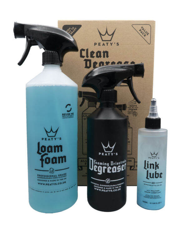 Peaty's Peatys Bicycle Bike Wash Drivetrain Degreaser & All-Weather Link Lube Lubricant Cleaner ...