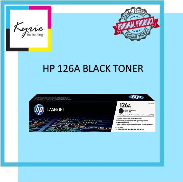 HP 126A Black Original LaserJet Toner Cartridge (CE310A) | Lazada PH