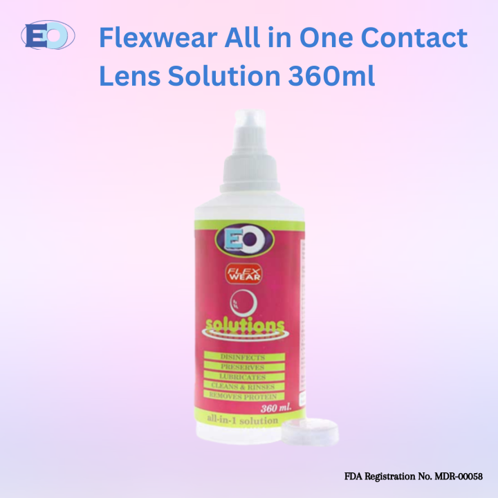 EO Flexwear All in 1 Contact Lens Solution 360ml | Lazada PH