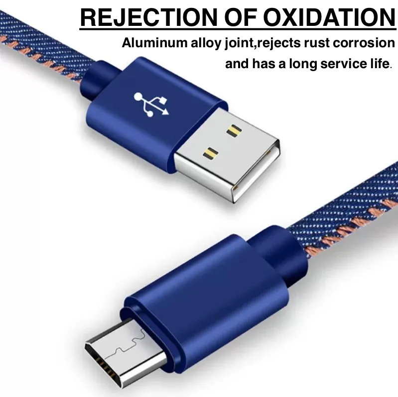 8# สายชาร์จ MICRO USB 1M For Samsung Huawei Xiaomi Oppo Vivo Realme ...