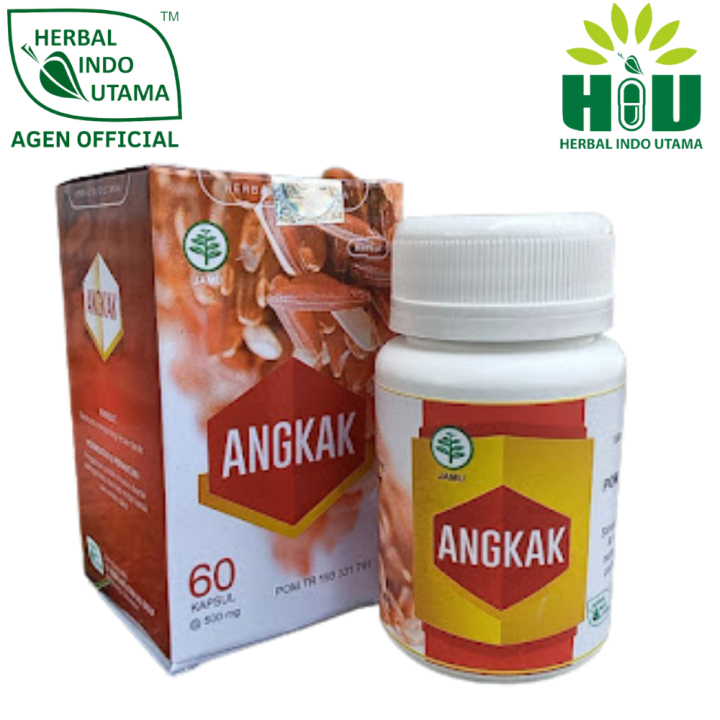 Angkak Beras Merah 60 Kapsul Herbal Indo Utama Red Yeast Rice Hong Qu ...