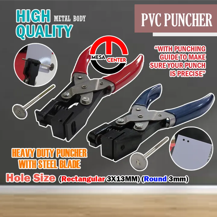 Heavy Duty Rectangular Circular Puncher Steel PVC Card Paper rectangle ...