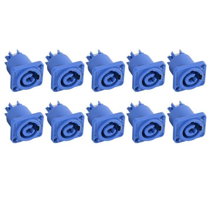 10PCS Powercon Connector 3 Pins 20A 250V Power Speaker Panel Socket ...