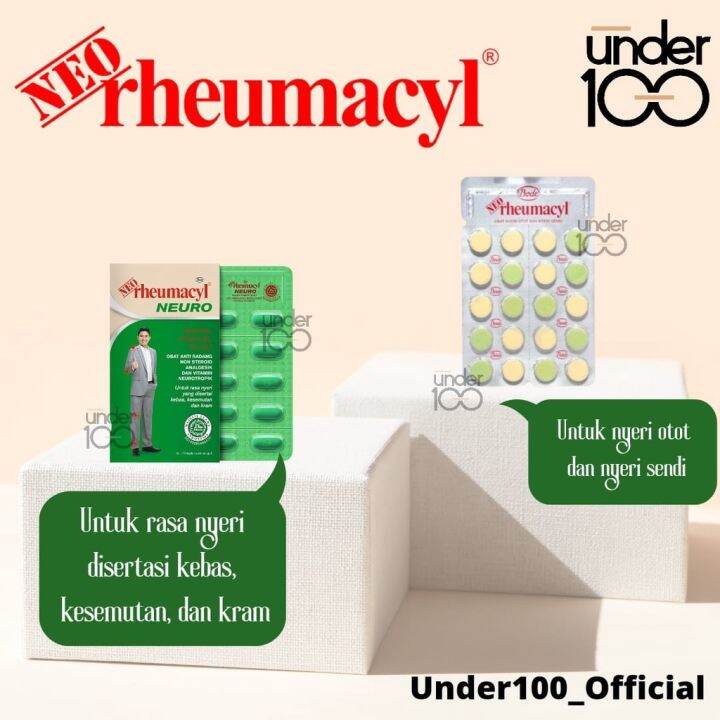 Neo Rheumacyl 20 Tablet | Neuro 10 Tablet Obat Nyeri Otot dan Nyeri ...