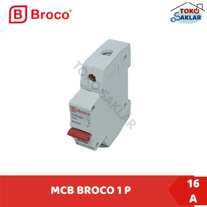 MCB Broco 1P 16A | Lazada Indonesia