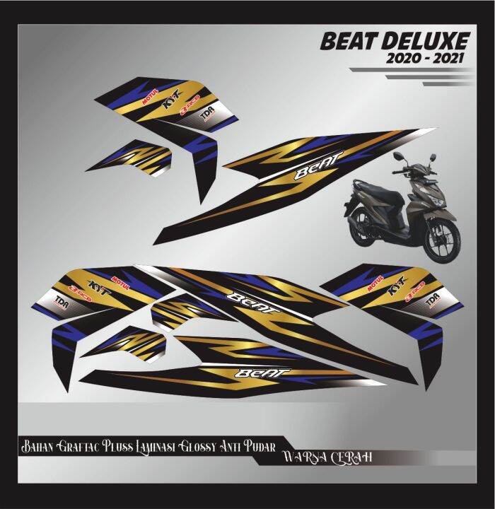 STRIPING BEAT DELUXE 2020 - 2023 STIKER STRIPING BEAT BARU | Lazada ...