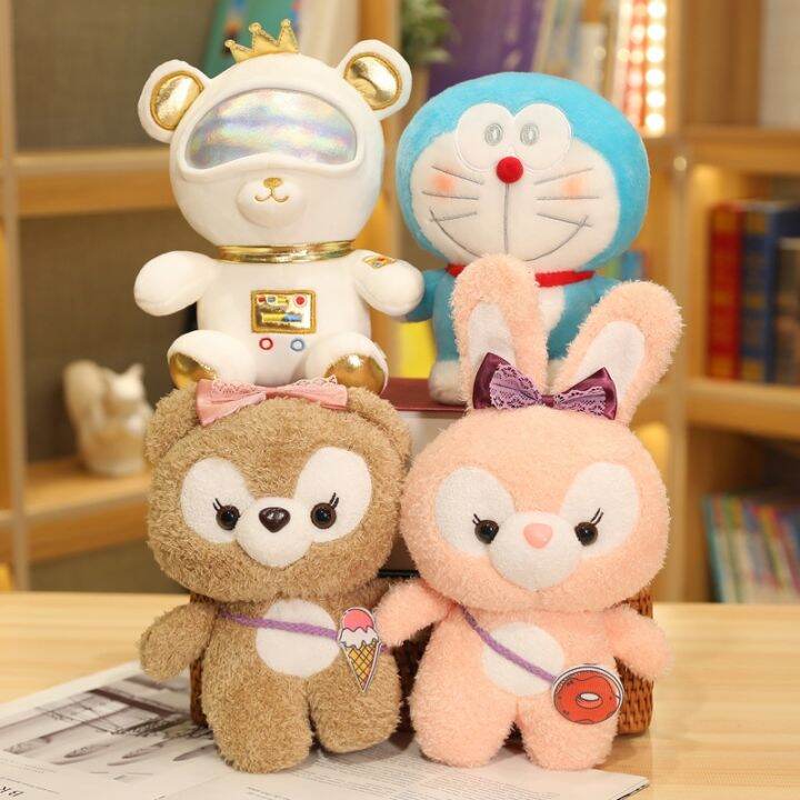 25cm Cute Anime Doraemon Plush Toy Stuffed Cartoon Doll Soft Astronaut ...