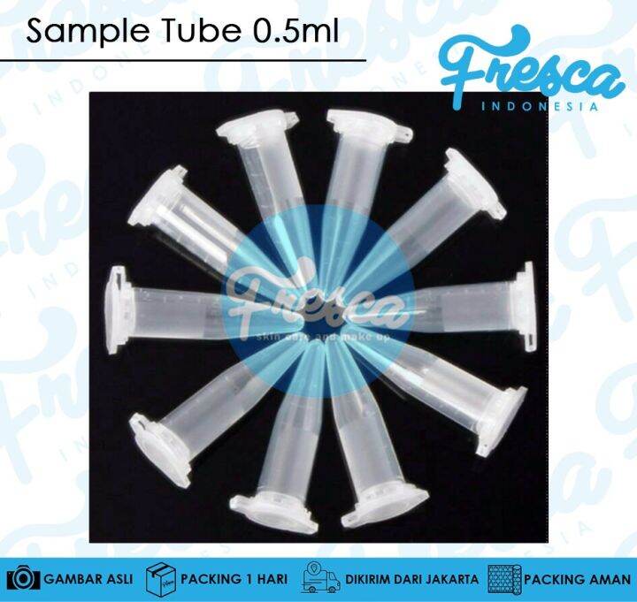 Ecer Satuan Botol Tube Lem Tester Kosong 0.5 ml Microtube Micro ...