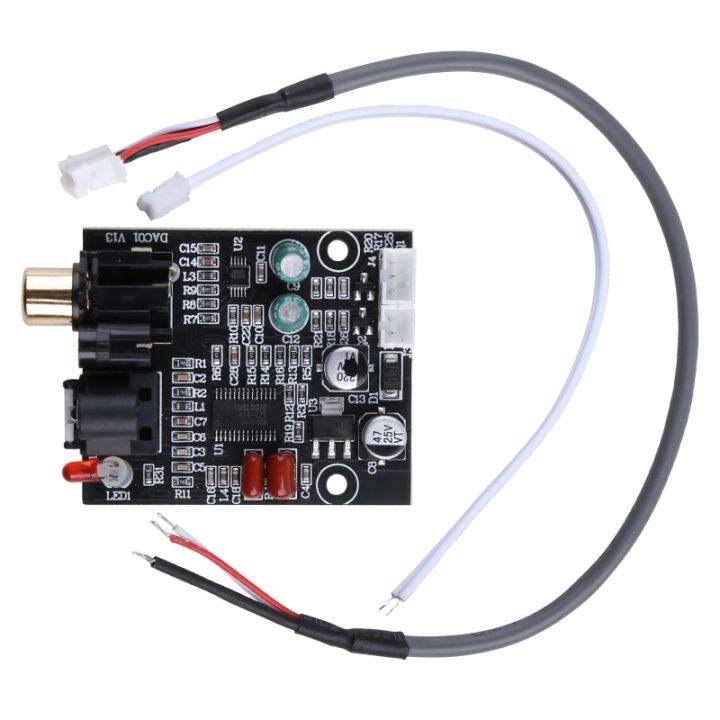 DIY DAC Digital Decoder 24bit 192khz Optical Fiber CS8416 CS4344 ...