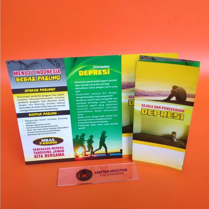 Leaflet/brosur Gejala dan Pencegahan Depresi. Leaflet/brosur Kesehatan. Isi 25 Lembar. | Lazada ...
