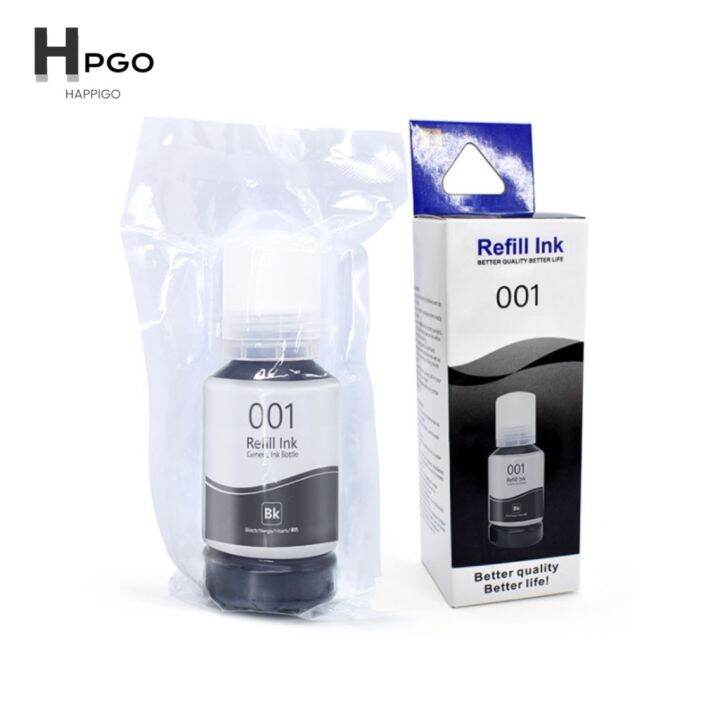 Epson ink 001 Black Refill Ink Compatible For Epson L4160 / L6160 ...