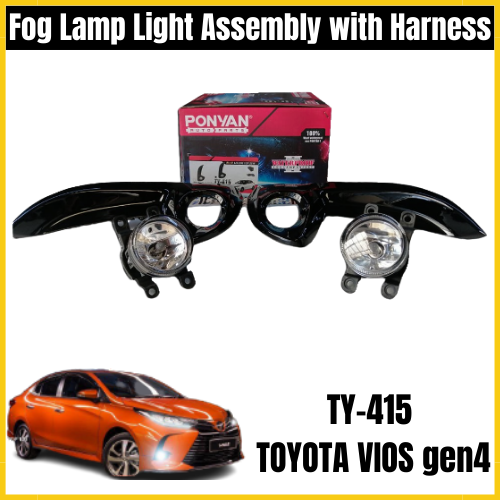 TY-415 TOYOTA VIOS gen4 New Look 2021 Pentair Waterproof Fog Lamp Light ...
