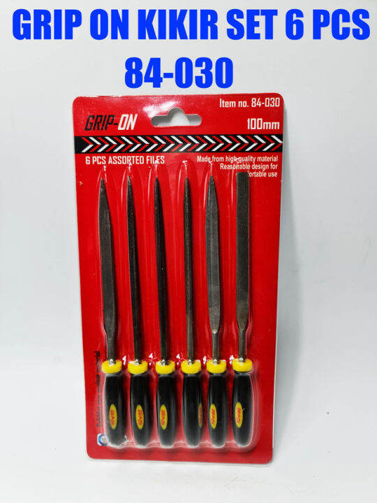 GRIP ON 84-030 KIKIR SET 6 PCS - ASSORTED NEEDLE 4 INCH - KIKIR BESI ...